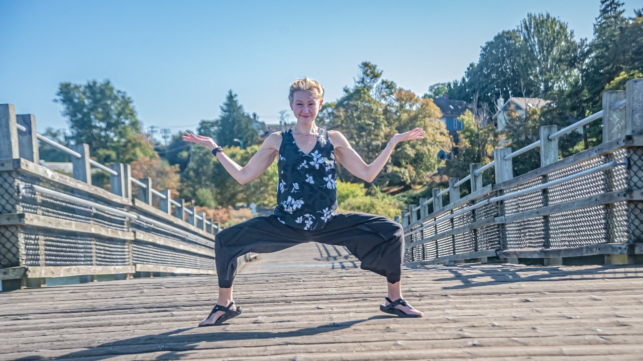 Chair Yoga and Standing Balance Practice - YouTube