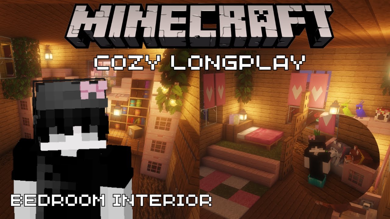 Cozy Minecraft Longplay: Decorate My Bedroom | Relaxing No Commentary ...
