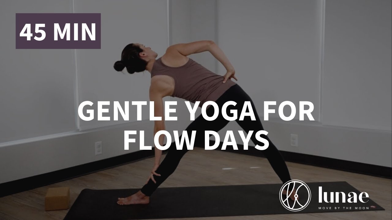 Menstrual: Slow + Strong—Yoga for Flow Days - YouTube