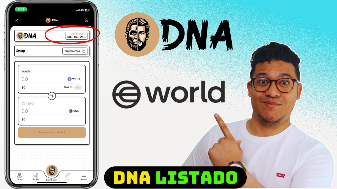 WorldCoin $DNA Token Listado Confirmado 2 de Enero Reclama tu Airdrop ...