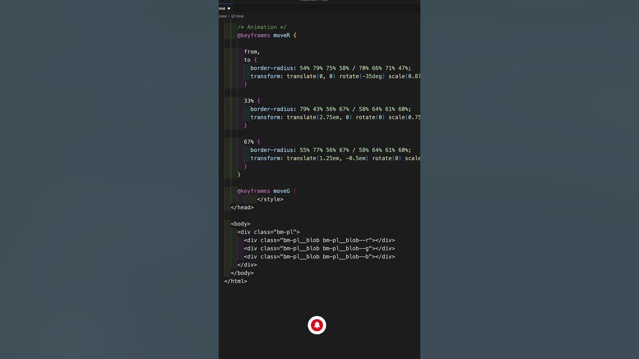 Blob Preloader Animation Using Css Saquib Aftab Codingshorts Programming Css Htmlcss Youtube