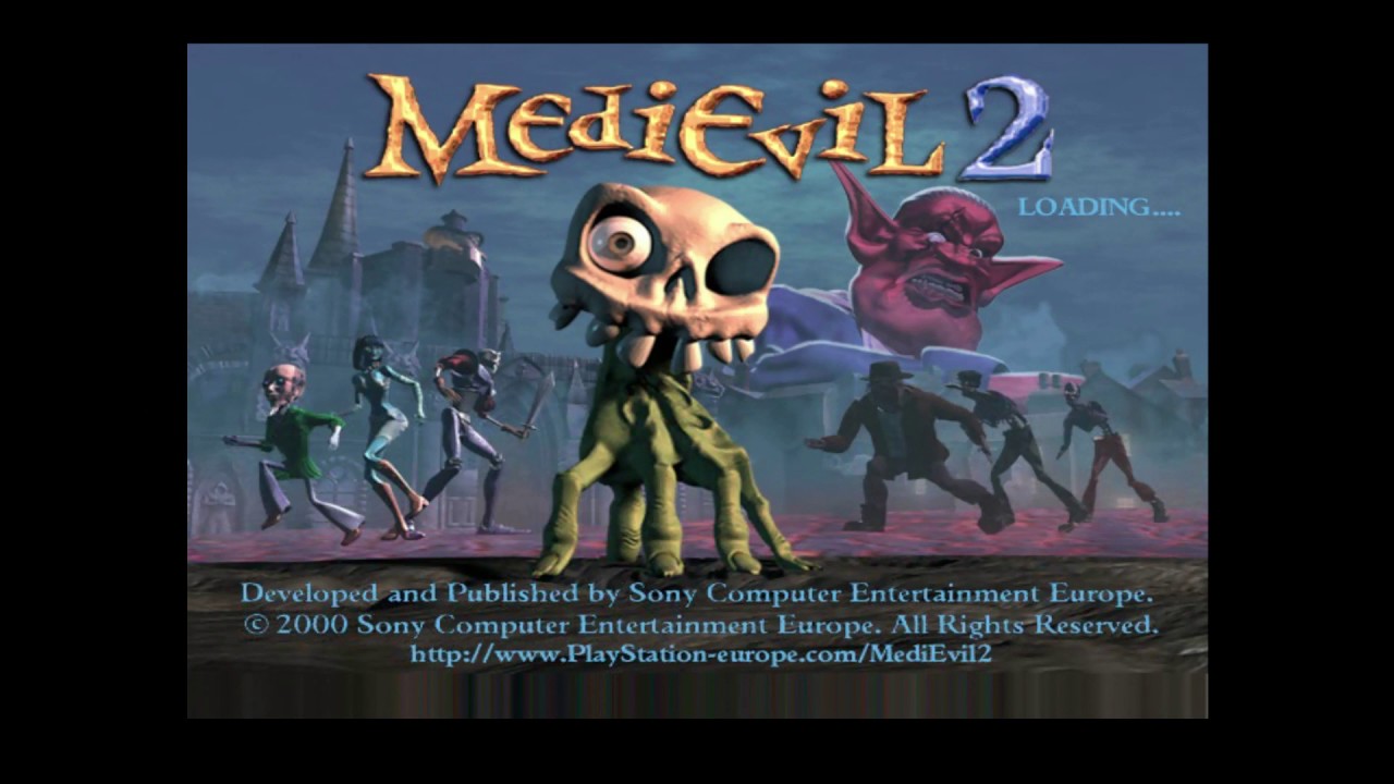 MediEvil 2 - PS1 - Intro Movie & Title Screen - YouTube