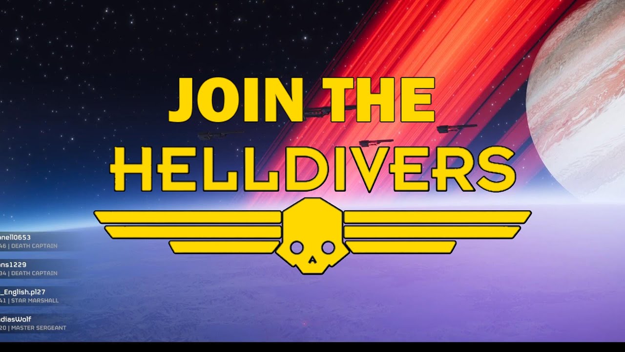 JOIN THE FIGHT Helldivers song - YouTube