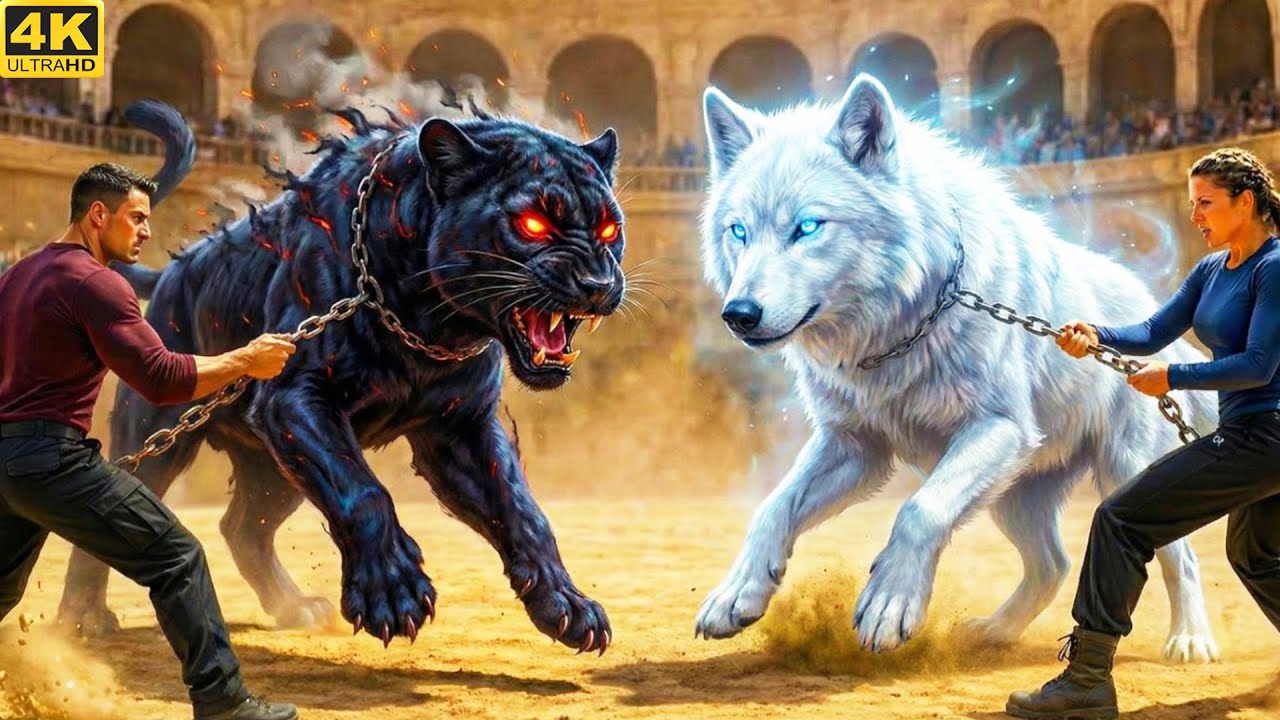 ⚔The Black Panther Awakens vs The White Wolf — The Most Brutal Arena ...