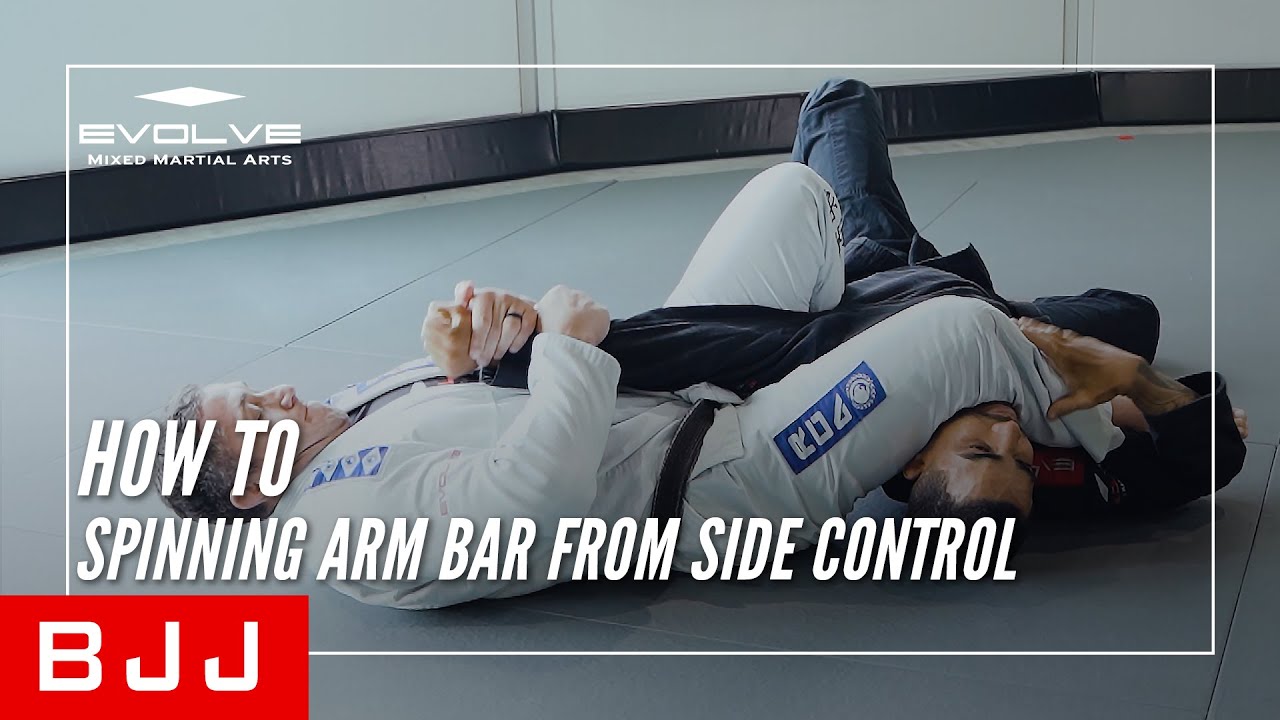 BJJ | How To Execute A Spinning Arm Bar From Side Control - YouTube