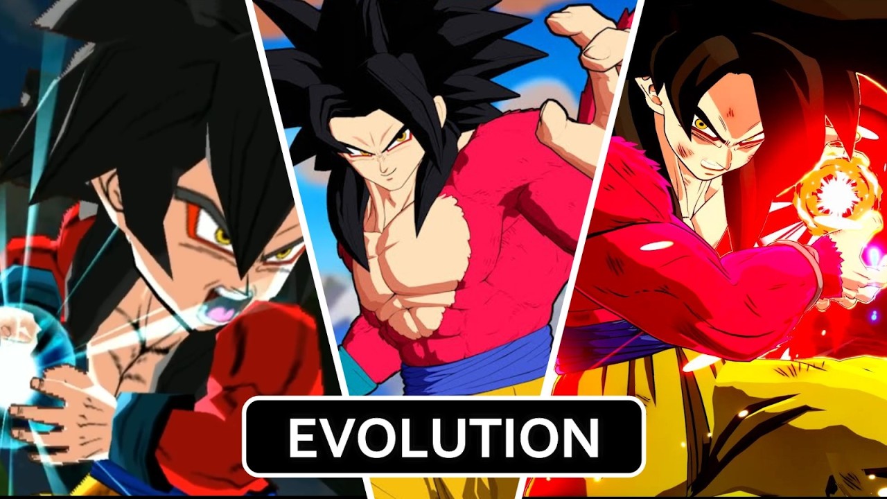 Evolution of SSJ4 Goku (1997-2025) - YouTube