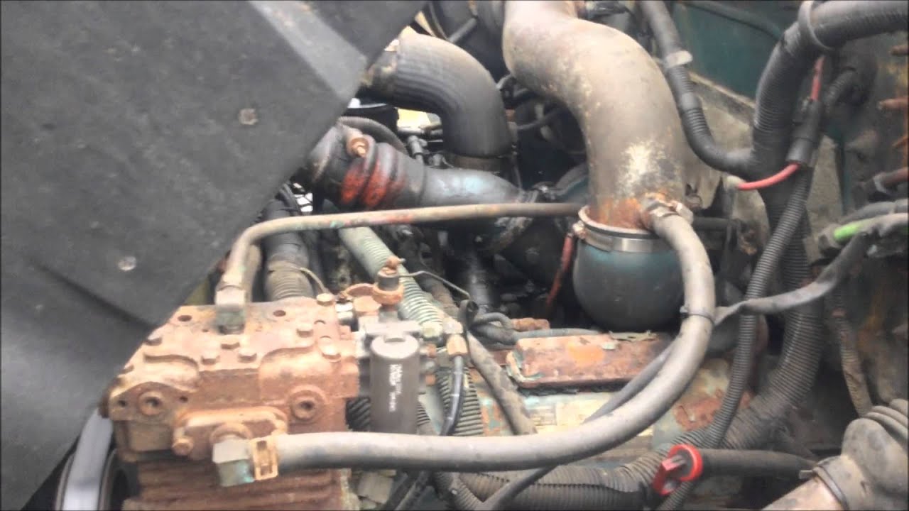 International T444E Good Running Engine FOR SALE!!! - YouTube