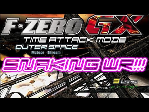 F - Zero GX | Time Attack Mode - Outer Space(Meteor Storm) - 01'32"655 SNAKING RUN!!! - YouTube
