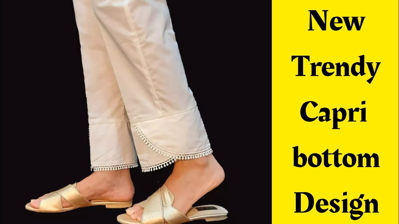 Cutwork Lace | Palazzo Pant bottom design #palazzobottom #trouserdesign ...