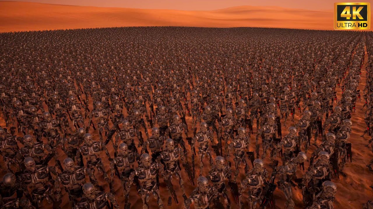 1,00,000 T-800 TERMINATOR VS 1,00,000 MODERN SOLDIERS - Ultimate Epic ...
