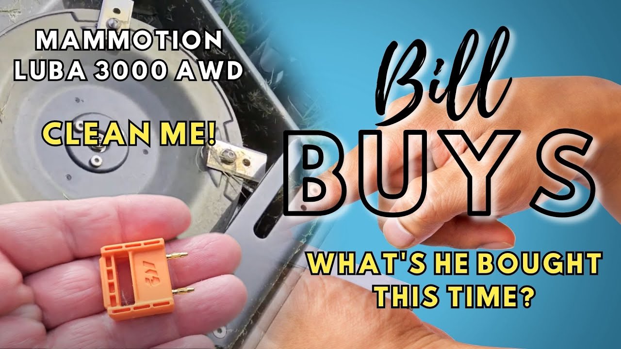 Mammotion Luba 3000 AWD Mowing Deck Clean | Bill Buys - YouTube