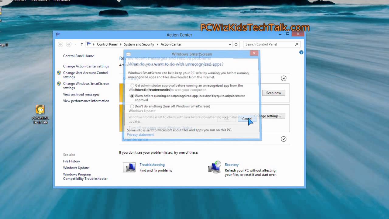 Windows 8 Tip #6 - Screen your unrecognized apps for safety - YouTube