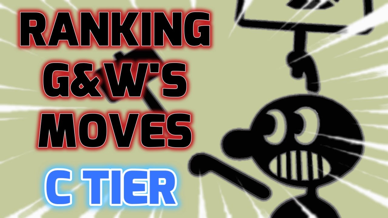 Mr. Game & Watch Move Tier List Part 1- C TIER - YouTube
