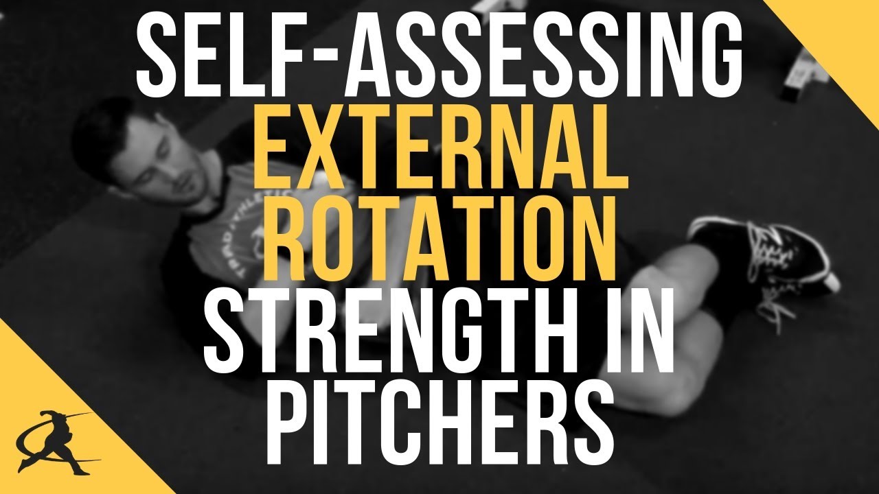 Self-Assessing External Rotation Strength in Pitchers - YouTube