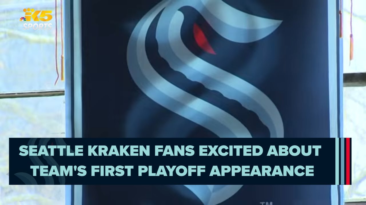 Kraken fans thrilled over the team's first appearance in the playoffs ...