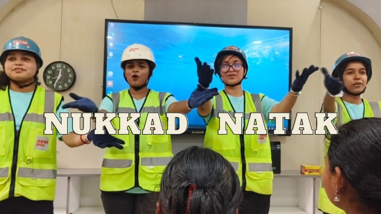 Nukkad Natak on Road Safety 🛣️🦺 AM/NS #safetyfirst #trending - YouTube
