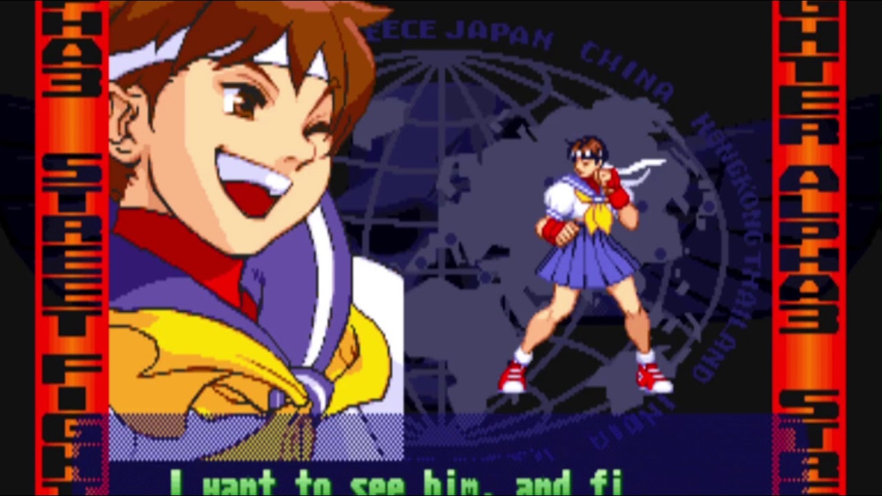 Street Fighter Alpha 3 - Sakura 01 Prologue - YouTube