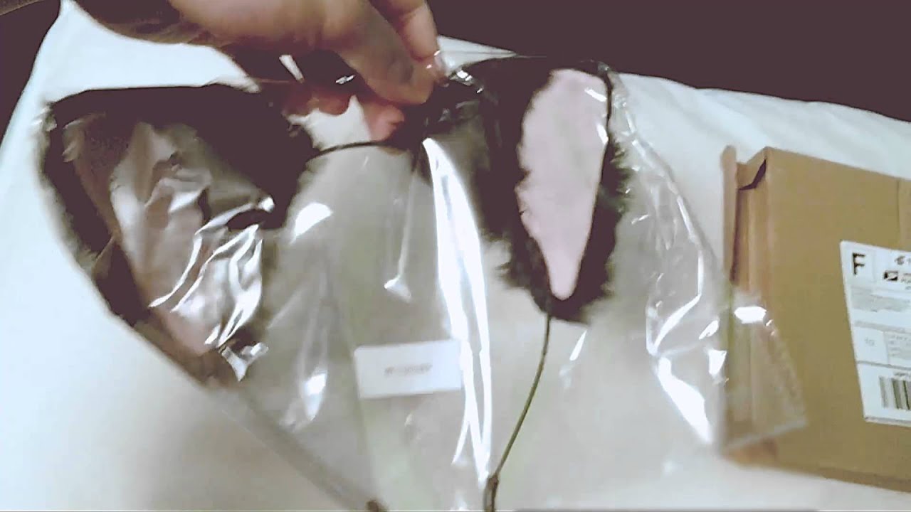 Human Cat Ears Unboxing Cosplay Cute Adorbz - YouTube