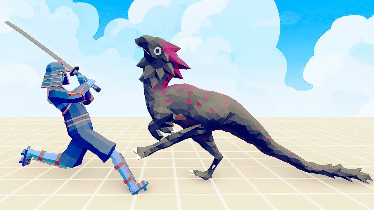 DINOSAUR vs EVERY UNIT - Totally Accurate Battle Simulator TABS - YouTube
