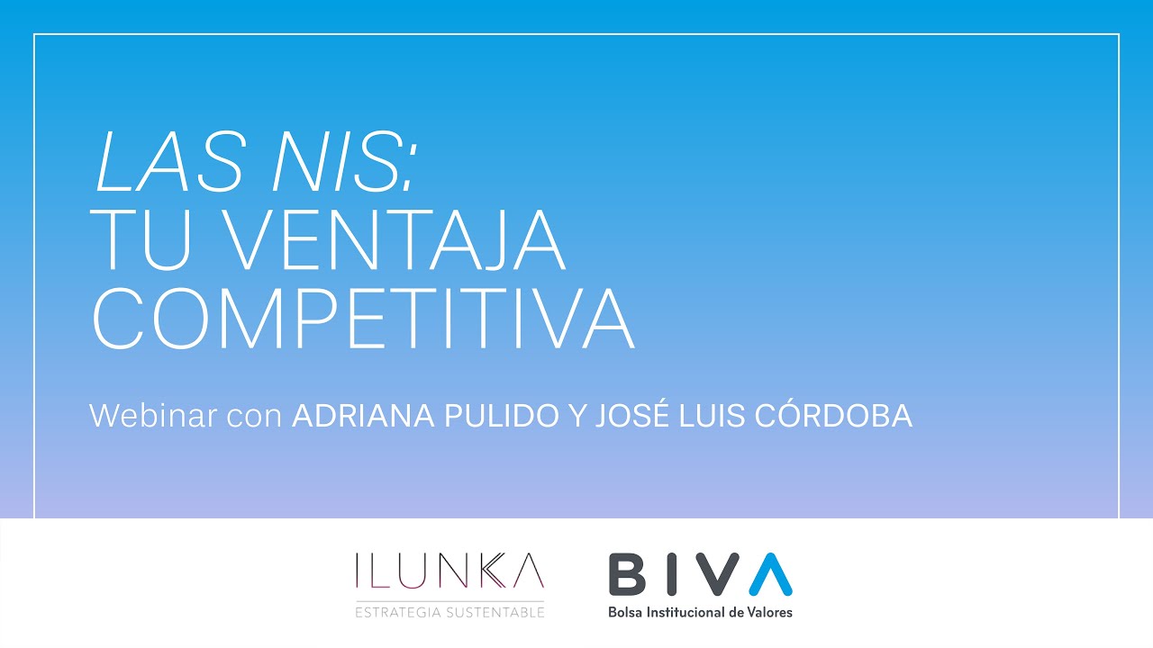 WEBINAR | ¿Tu empresa puede demostrar impacto ASG?: HAZ DE LAS NIS TU ...