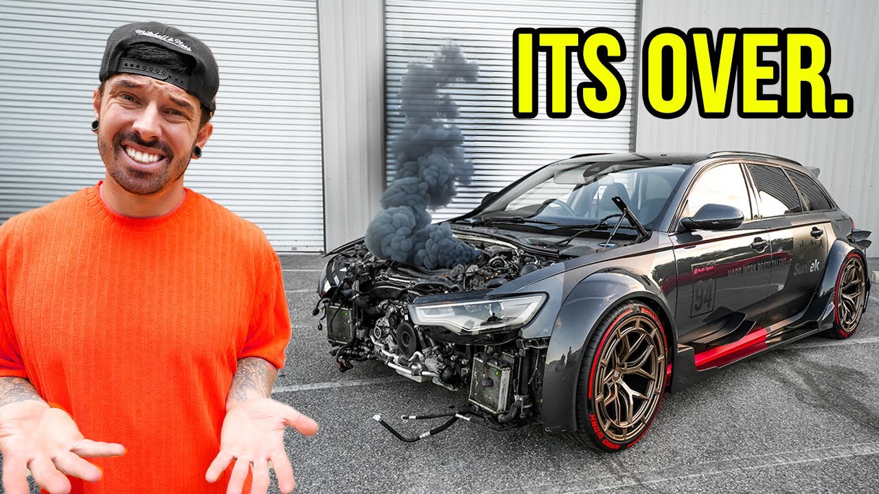 REBUILDING A WRECKED AUDI RS6 GT3 #1 - YouTube