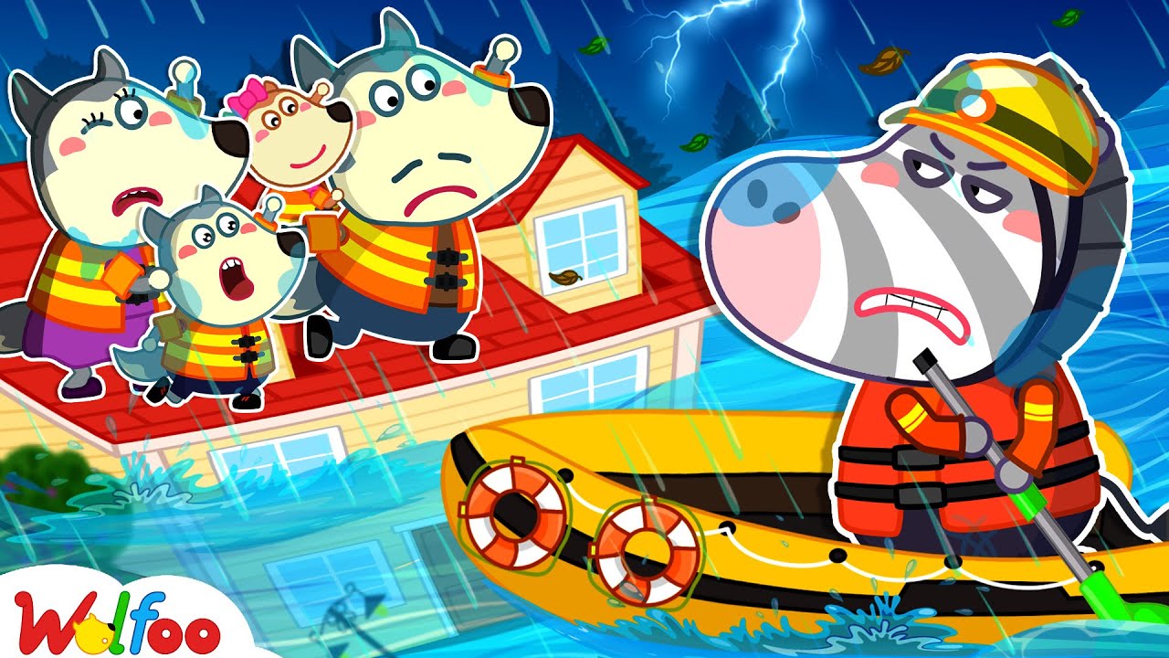NEW | Learn Flood Safety Rules | Flood Safety Tips for Kids | Wolfoo ...