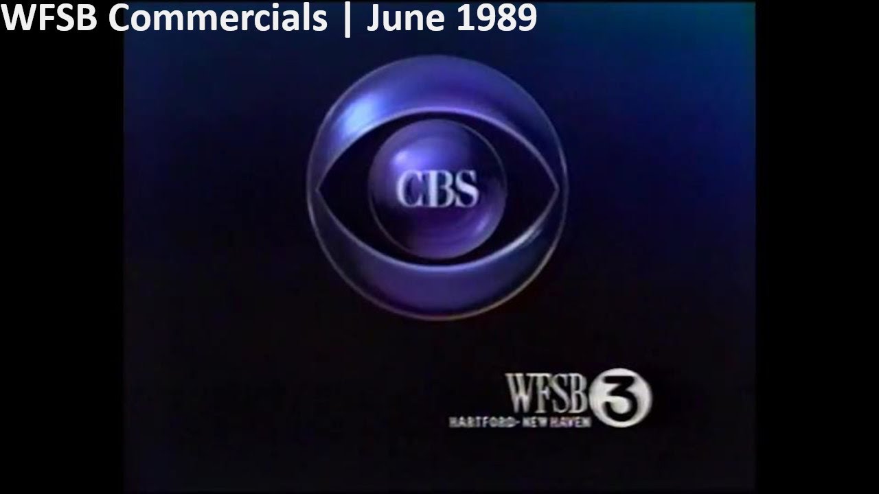 WFSB [CBS] Commercials | June 1989 - YouTube