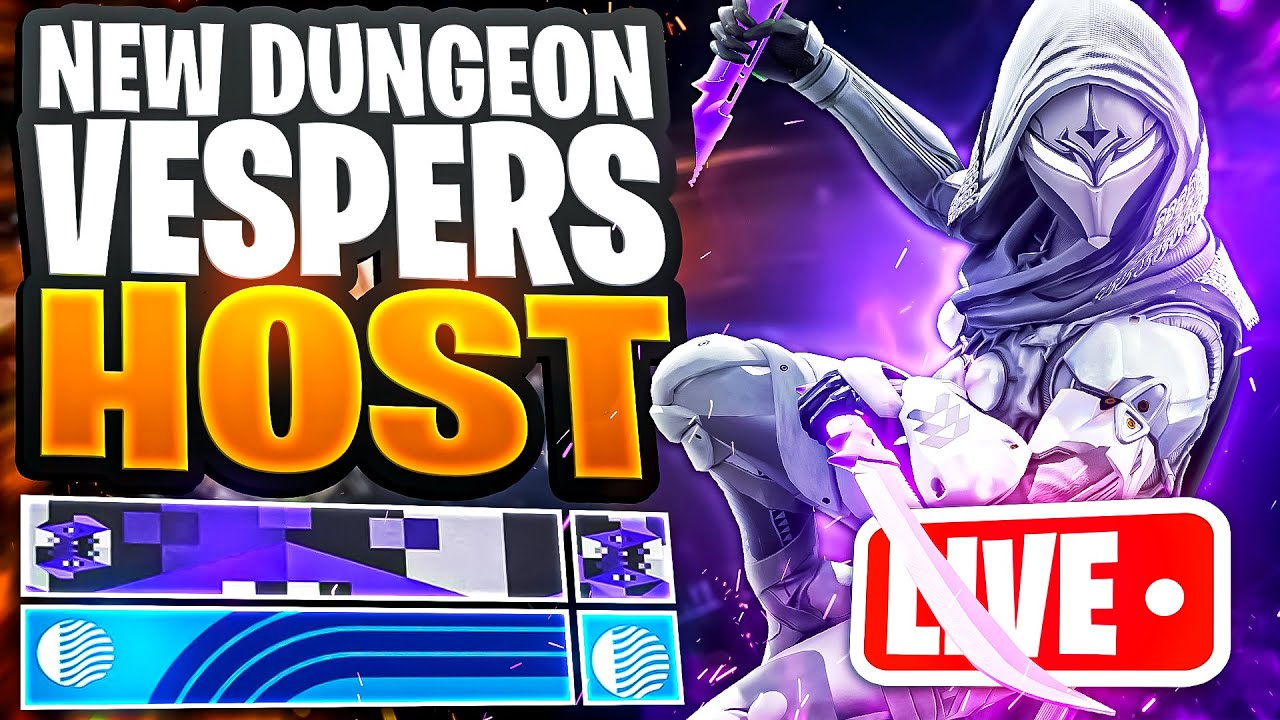 Vesper's Host Contest Mode NEW Destiny 2 Dungeon + NEW EMBLEMS - YouTube