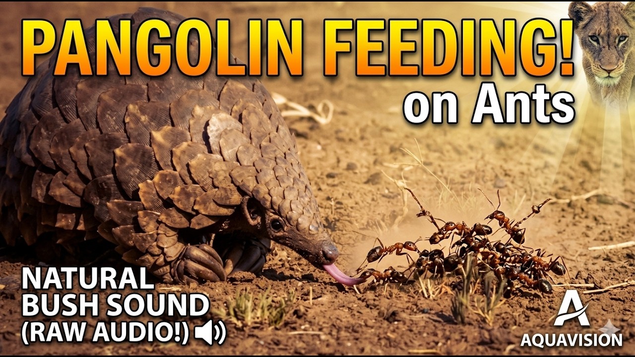 Pangolin Feeding on Ants at Night #worldpangolinday #pangolinday - YouTube
