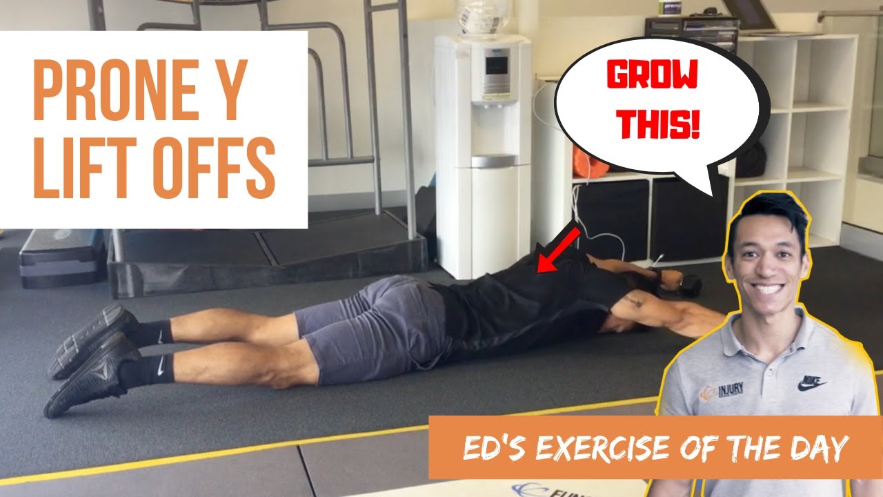 Ed's Exercise Of The Day - Prone Y Lift Offs - YouTube