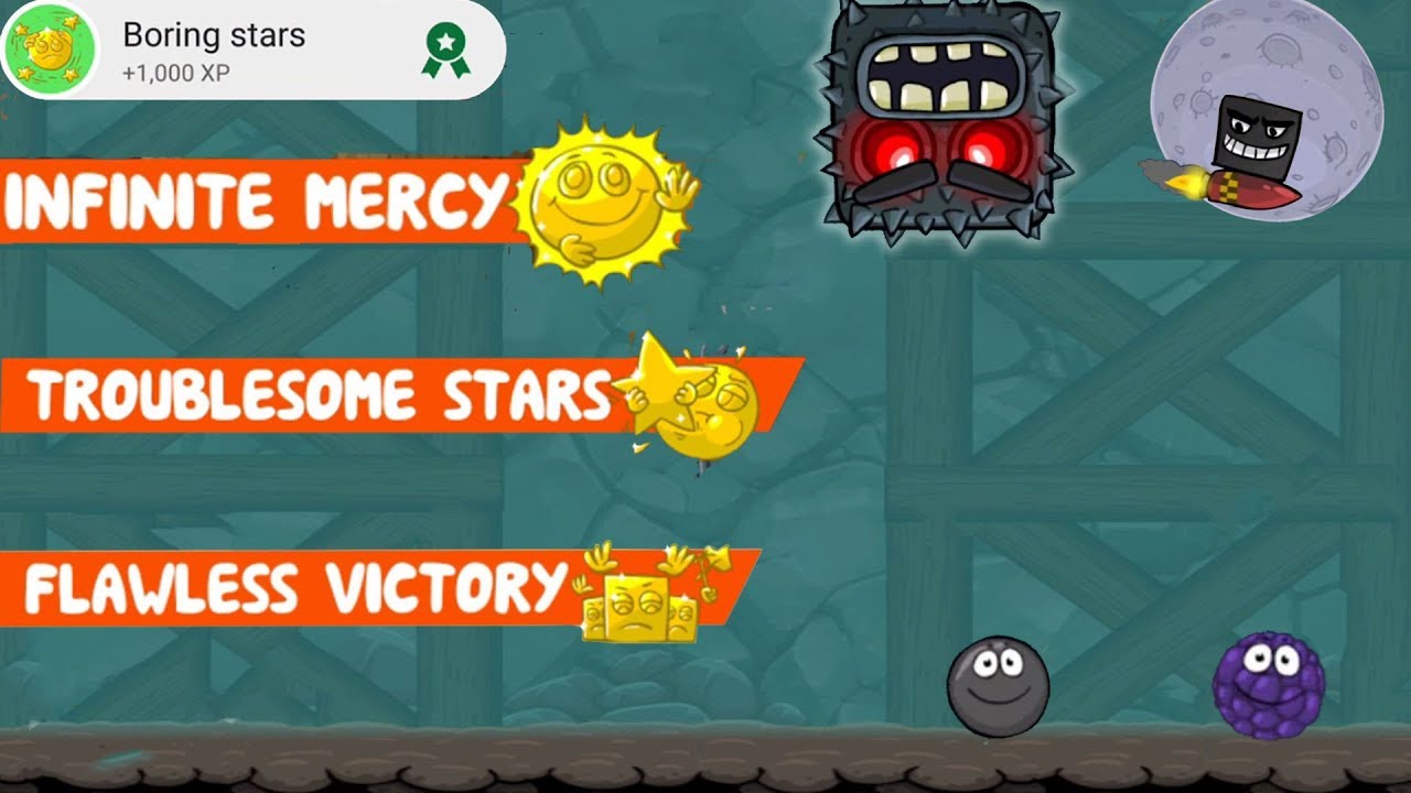 Red Ball 4 Completed with Infinite mercy, Boring Star, Troublesome star ...