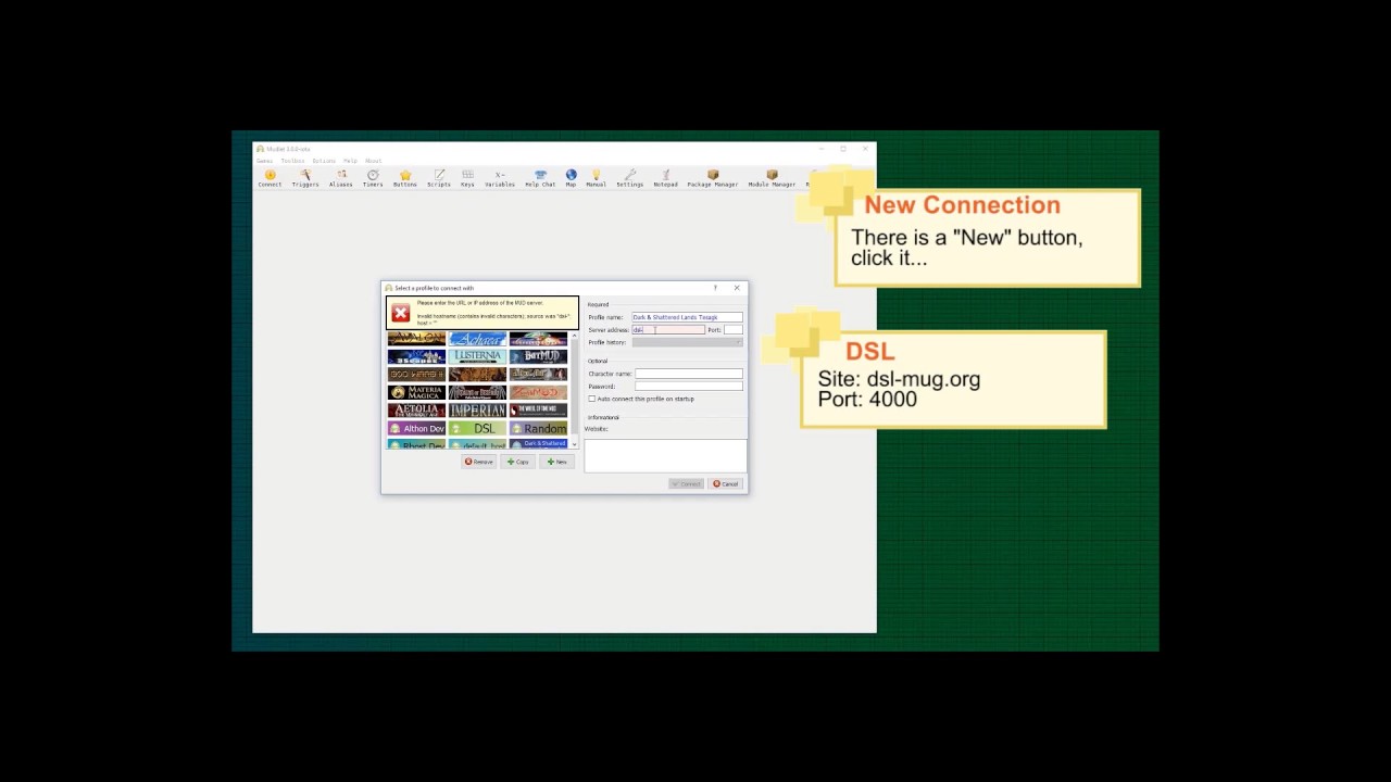 Mudlet: Installing DSL PNP (Importing Plugins) - YouTube
