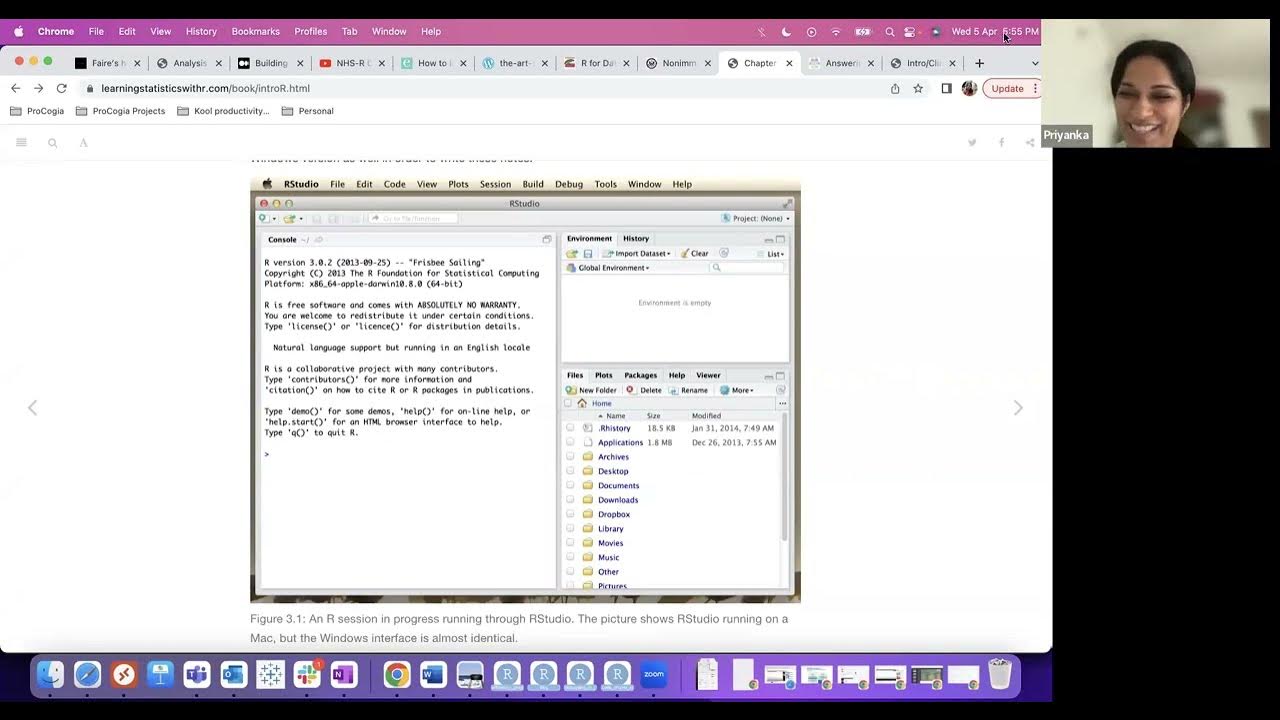 Learning Statistics with R: Getting started with R. (lsr01 3) - YouTube