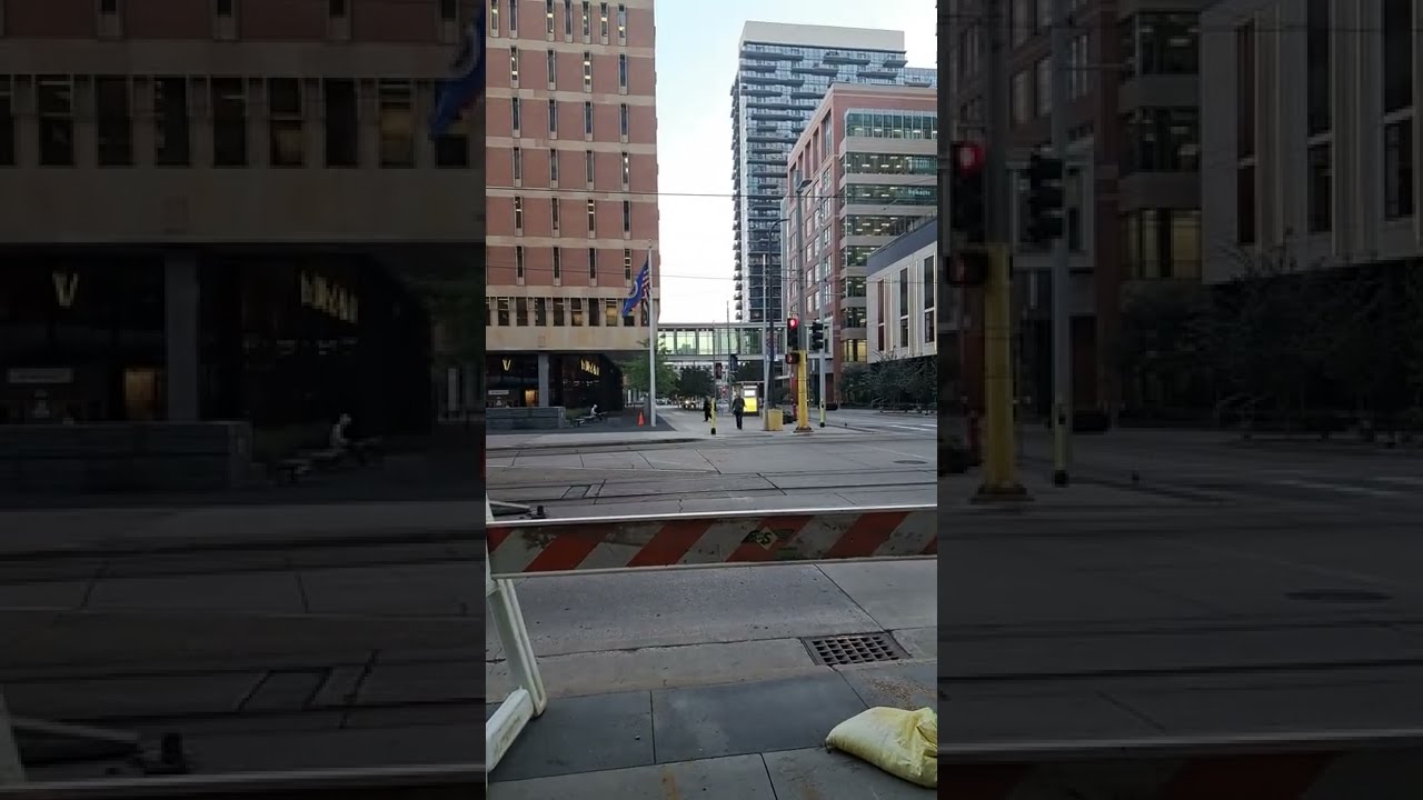 4K Green Line downtown Minneapolis | The morning of 9/19/2022 - YouTube