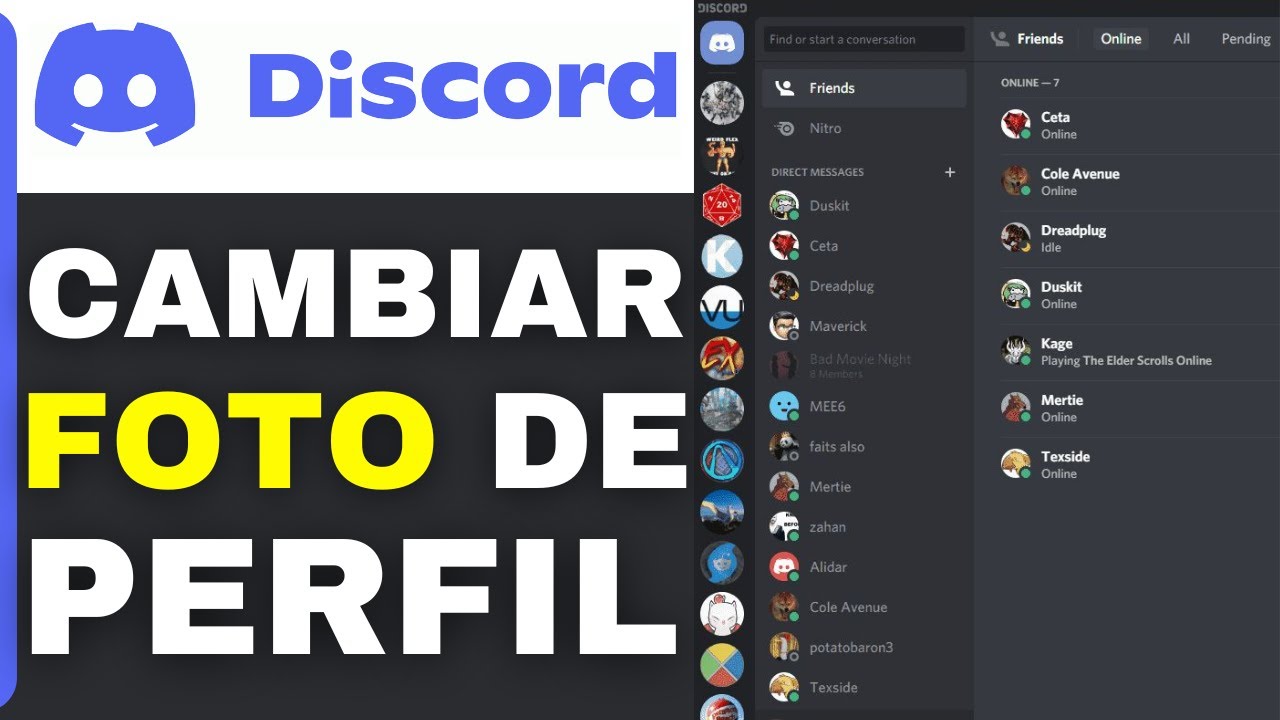 Cómo Cambiar La Foto De Perfil En Discord Tutorial 2026 Youtube 6210