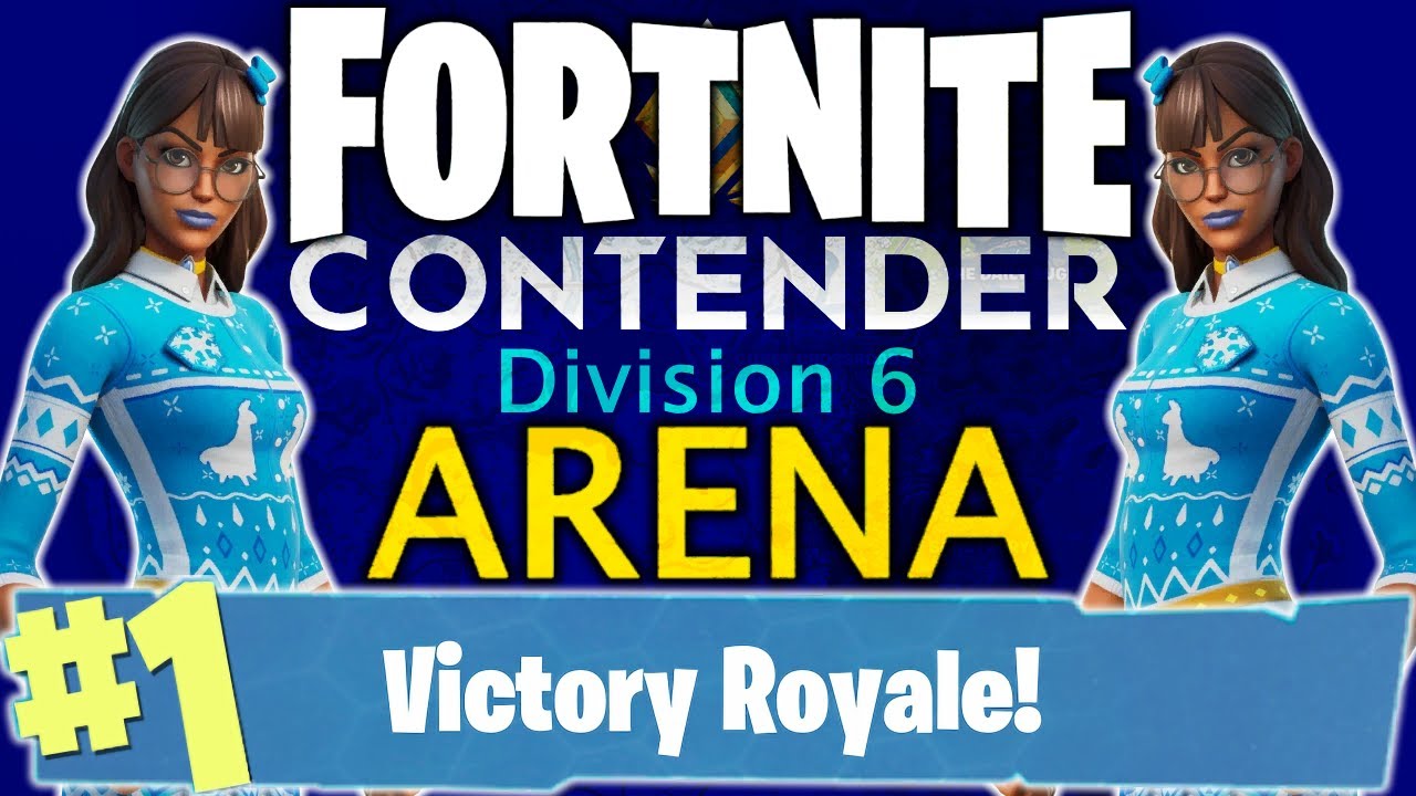 Fortnite Arena Contender League Division 6 Victory Royale - YouTube