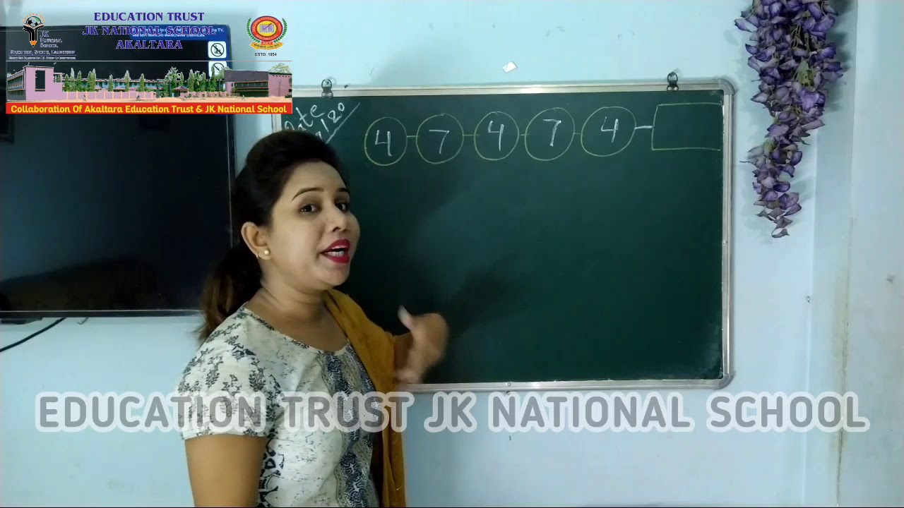 KG.1 Maths part -2 (counting with exercise) - YouTube