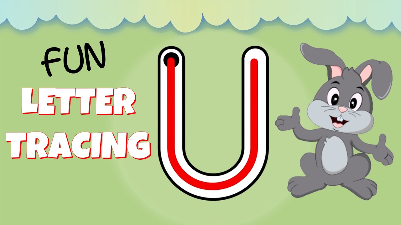 How to Write the Uppercase Letter U - Uppercase Alphabet for Kids - YouTube