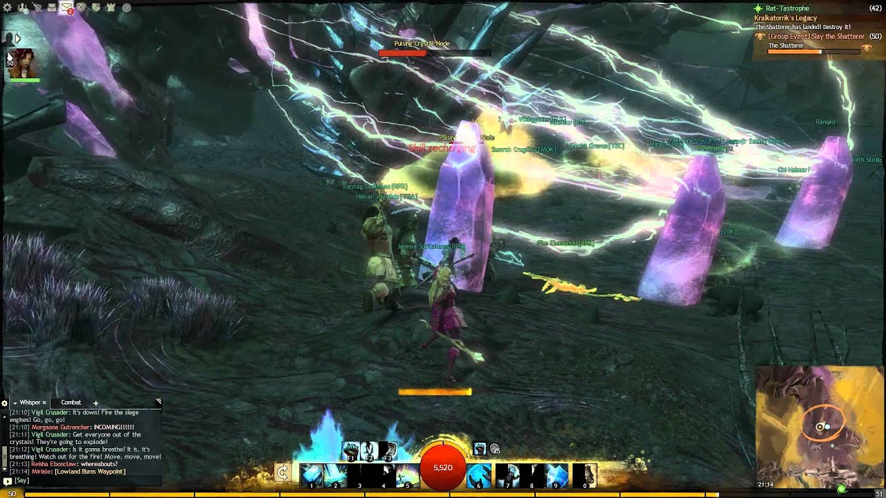 Guild Wars 2- World Boss Encounter - The Shatterer - YouTube