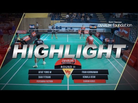 Afiat Yuris Wirawan/Dian Fitriani (Pertamina Fastron) VS Fran Kurniawan/Komala Dewi (Djarum Kudus)