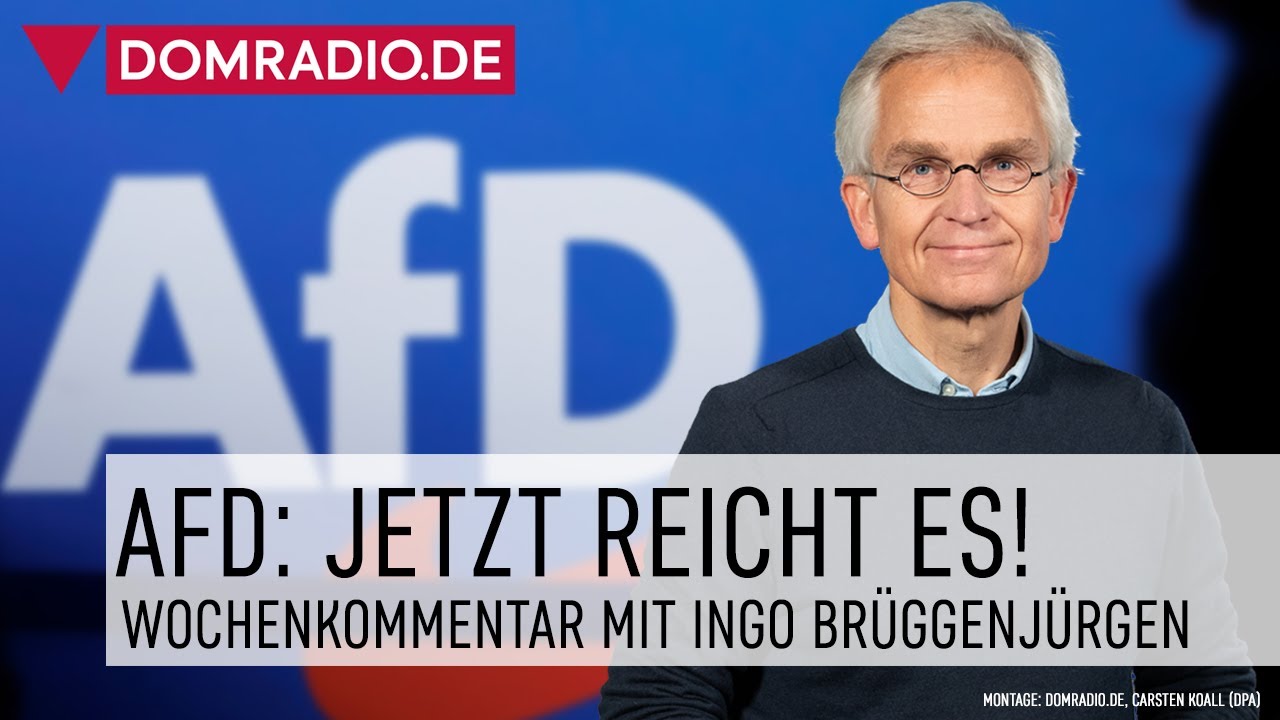 AfD: Jetzt reicht es! – Wochenkommentar von Ingo Brüggenjürgen - YouTube