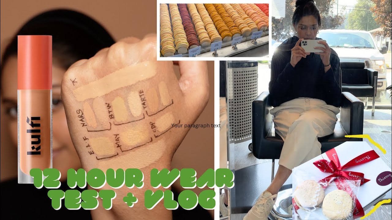 This concealer is....🤯 - 12hr wear test l Kulfi Concealer Mango Drop ...