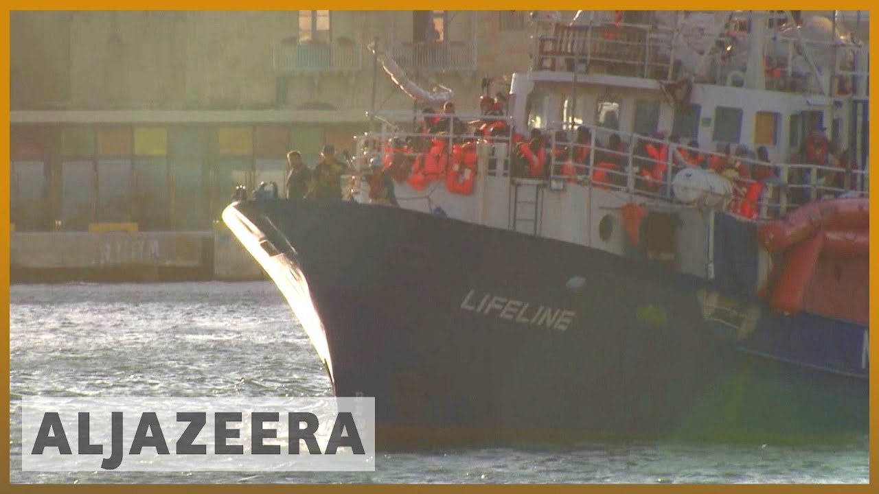 Migrant rescue ship Lifeline under investigation | Al Jazeera English ...