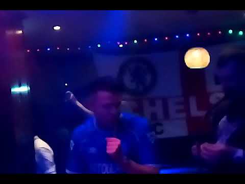 Chelsea fun club in Baku pub