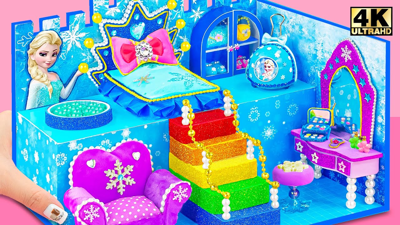 (NEW) How To Build Disney Princess Elsa’s Frozen Castle With Magical ...