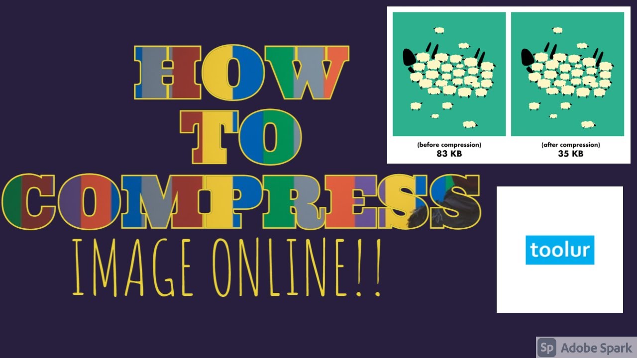 How to compress an image online!! - YouTube