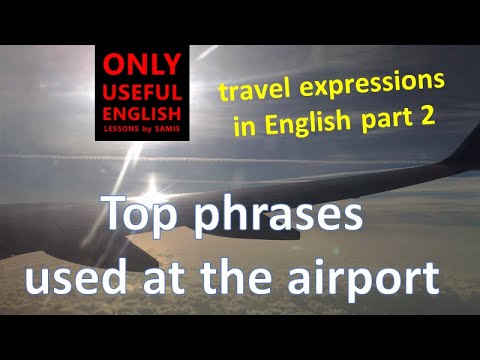 Top useful phrases used at the airport travel expressions in English ...