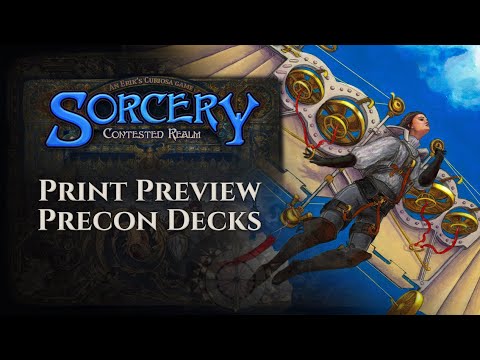 Sorcery: Contested Realm - Print Preview - Precon Decks - YouTube