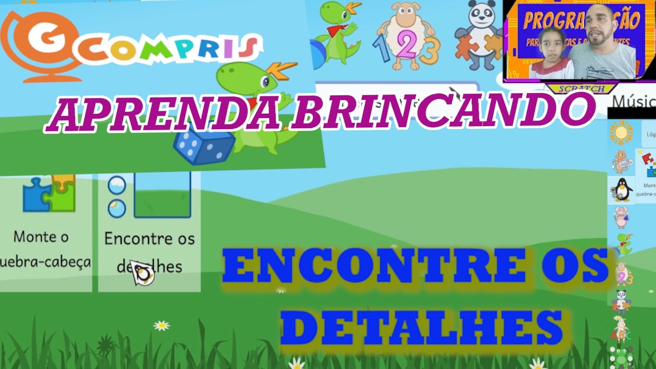APRENDA BRINCANDO | ENCONTRE OS DETALHES | GCOMPRIS- JOGOS EDUCATIVOS - YouTube