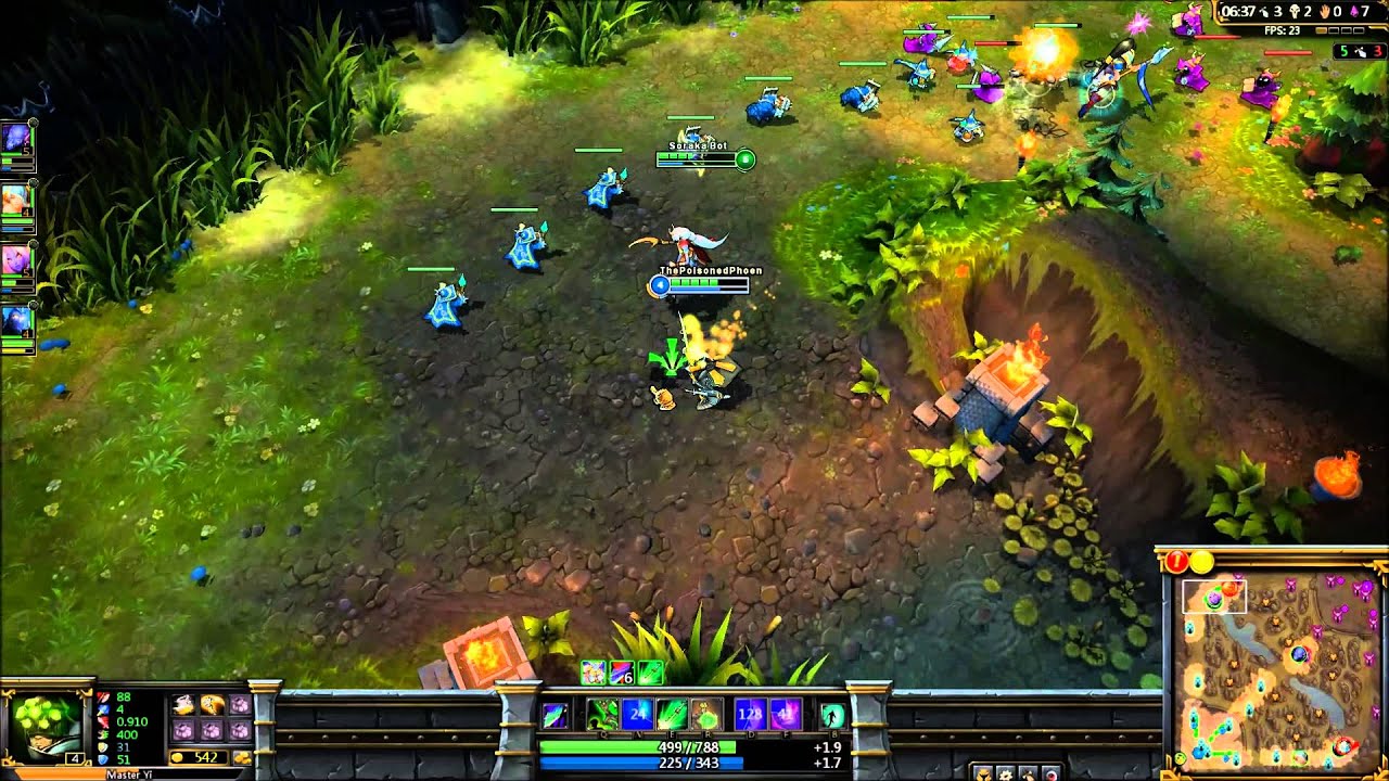 League Of Legends 5v5 Part 1 - YouTube